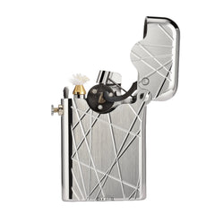 Gen 3 Single Claw Silver Lighter｜Modern Grid Brass Collectible ...