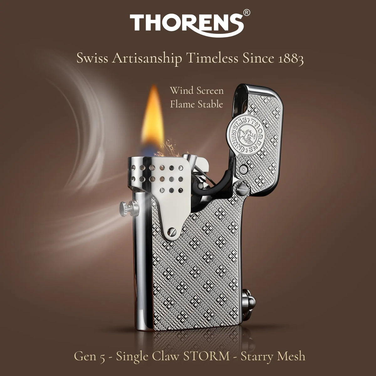 Gen 5 Single Claw STORM Starry Mesh Lighter｜Windproof Collectible ...