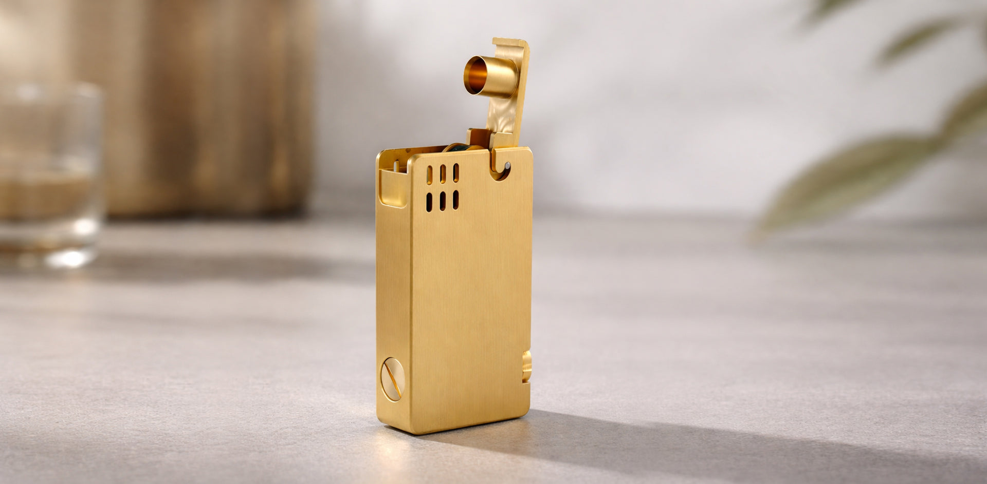 Timeless Legacy Classic Brass Refillable Fluid Lighters for Collectors ...