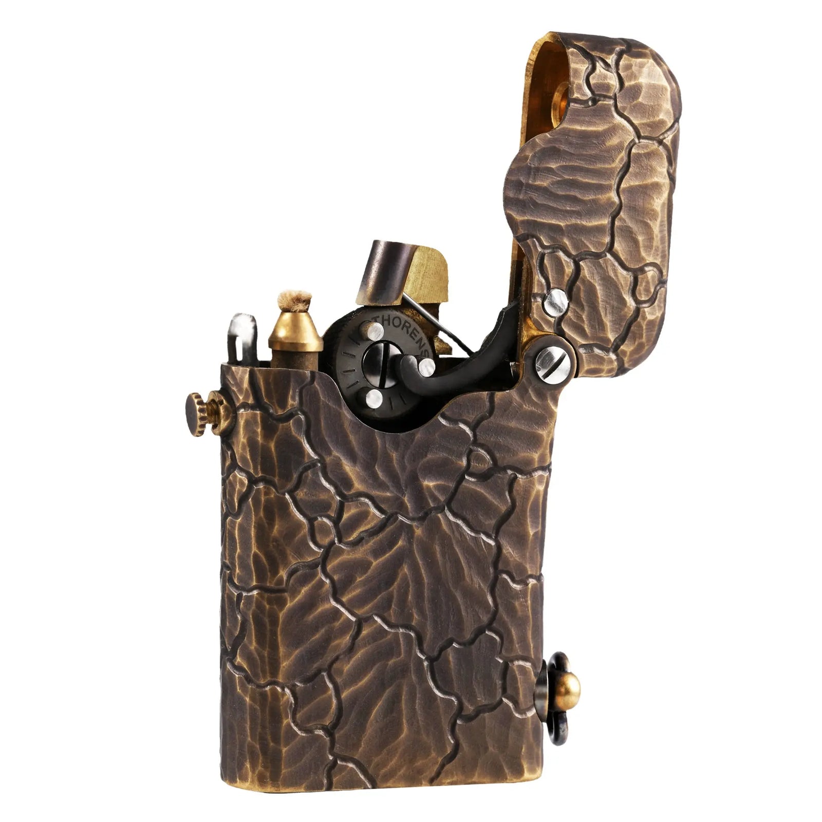 Gen 1 Single Claw Earth Fissure｜Hand-Carved Brass Kerosene Lighter ...