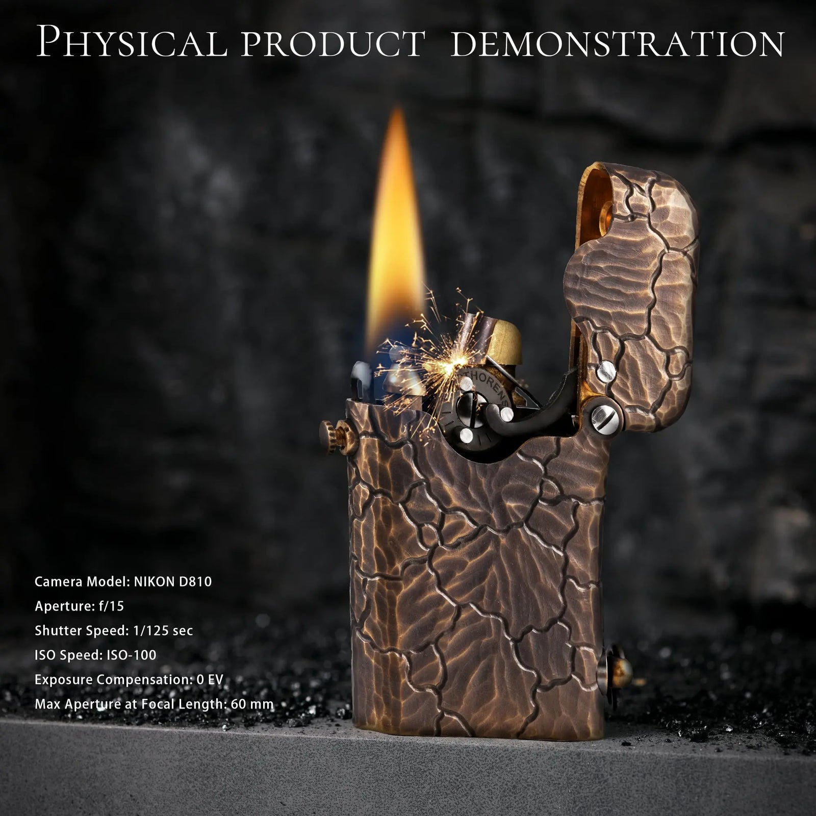 Gen 1 Single Claw Earth Fissure｜Hand-Carved Brass Kerosene Lighter ...