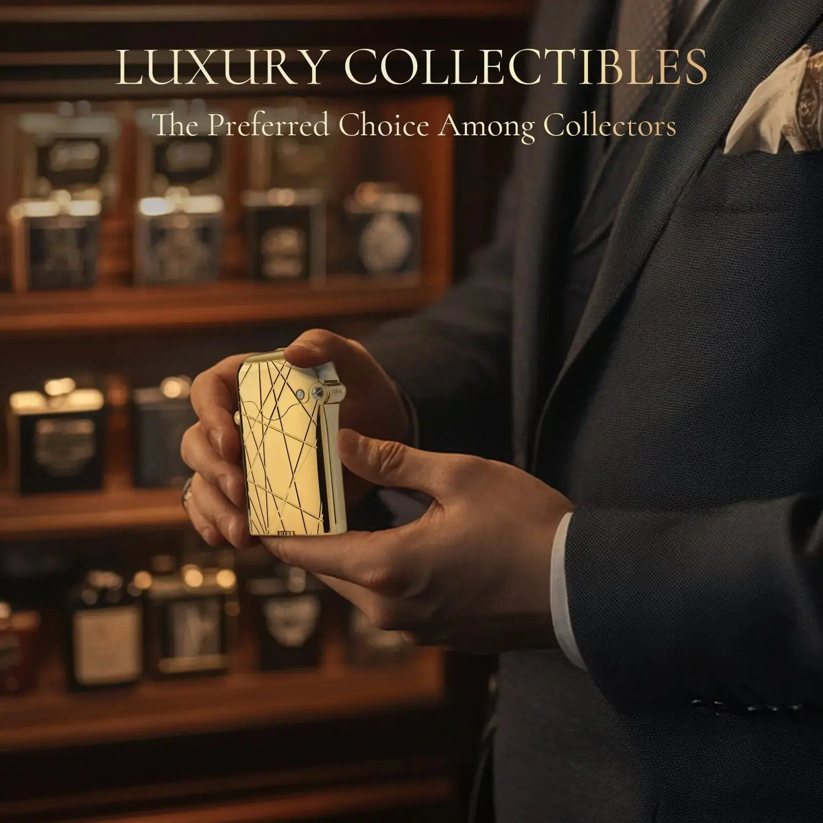 Gen 3 Single Claw Silver Lighter｜Modern Grid Brass Collectible ...