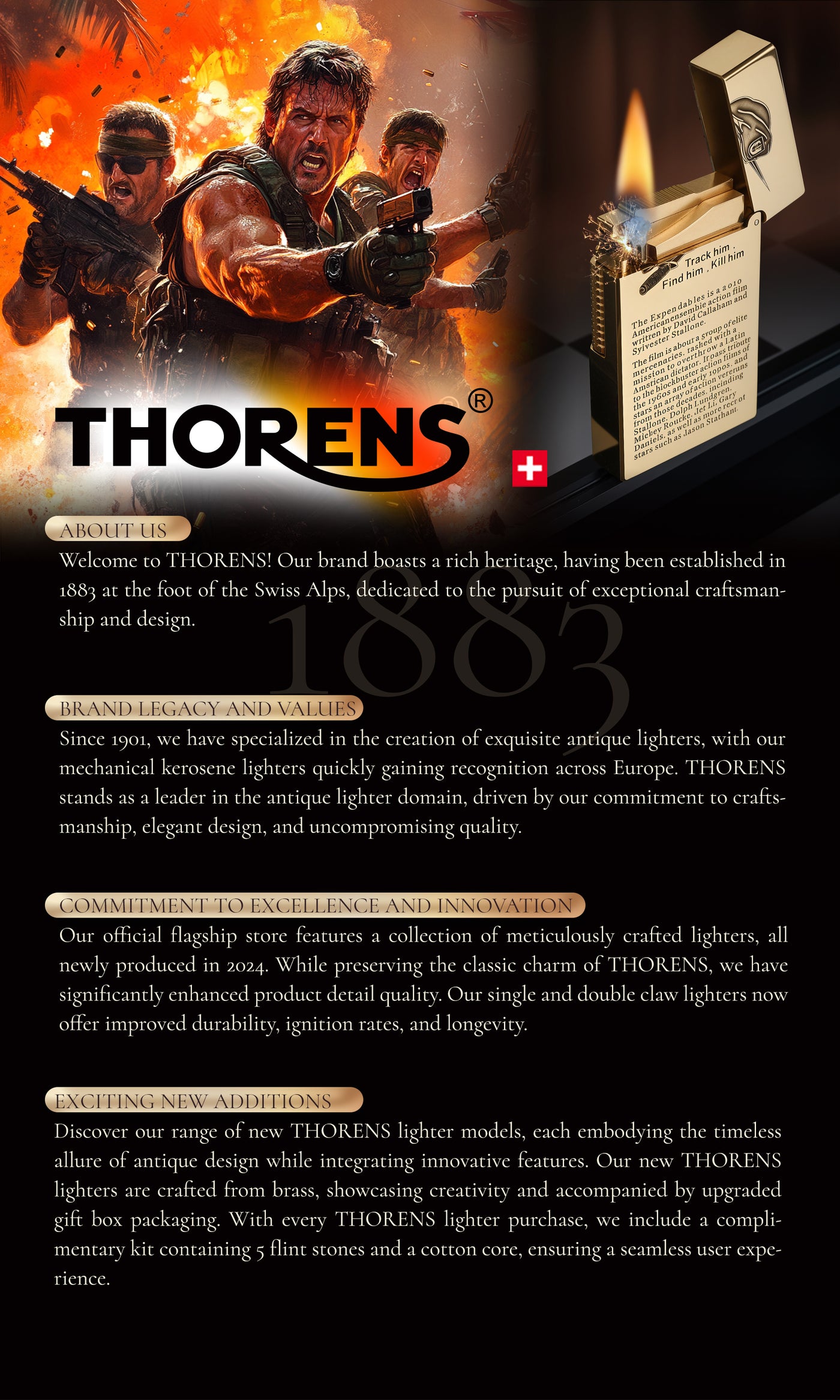 Side Slip - Etched Lighter, Practical & High Quality Brass Lighter ...