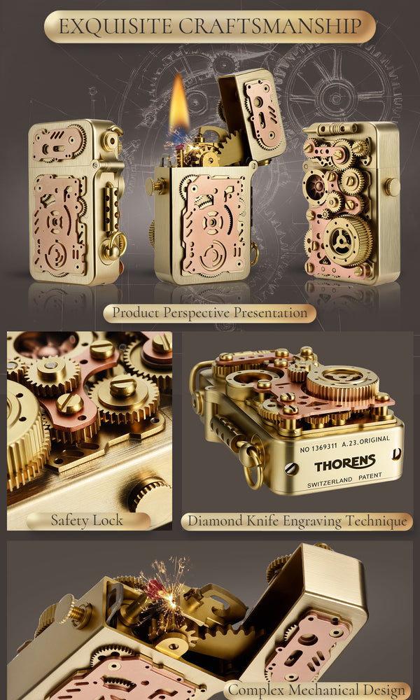 Steampunk lighter, Practical & Collectible, Adds Luxury to Life ...
