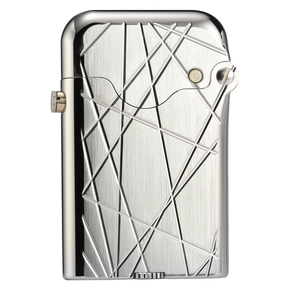 Gen 3 Single Claw Silver Lighter｜Modern Grid Brass Collectible ...