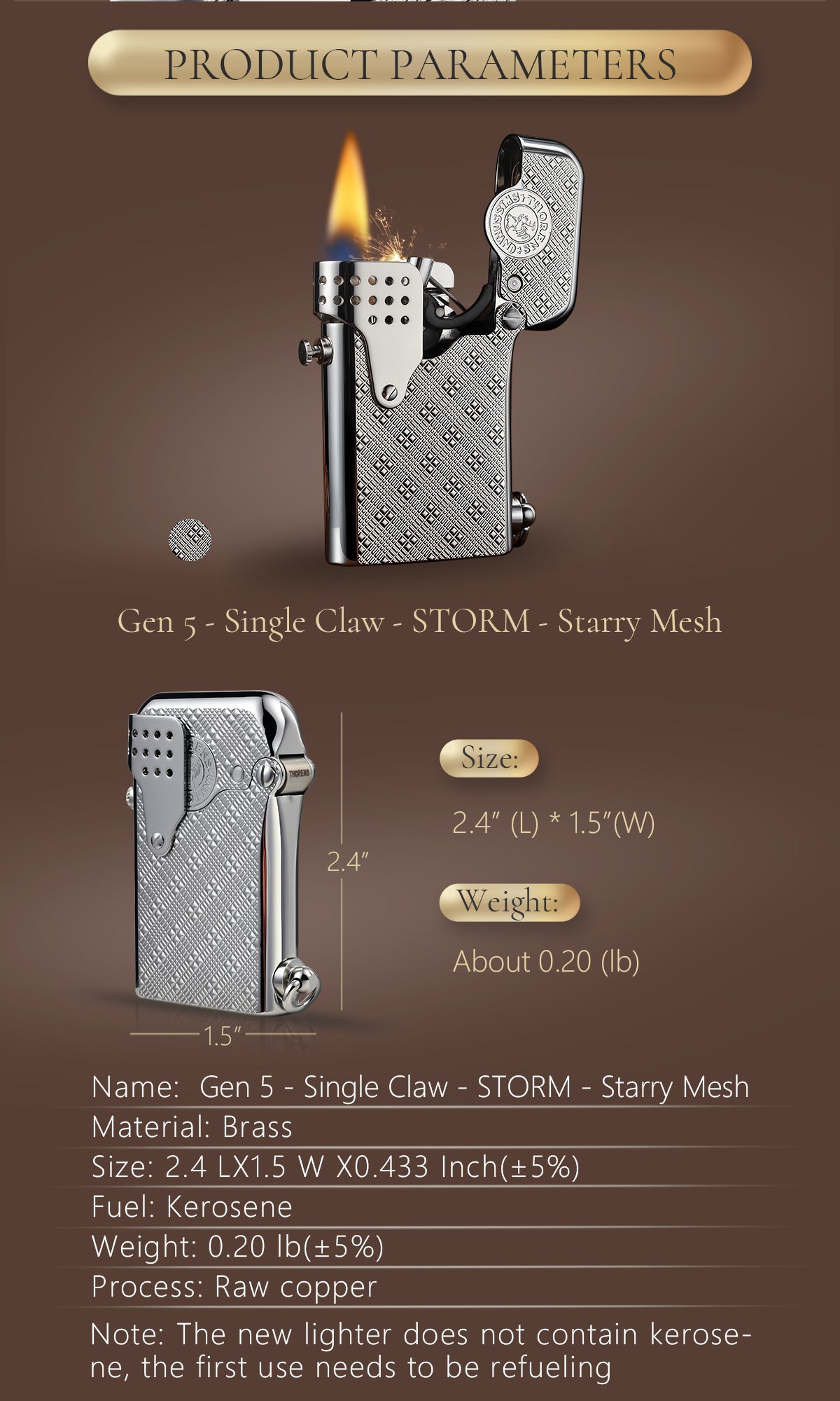 Single Claw Lighter,Ideal Gift & Collection, Adds Luxury to Life ...